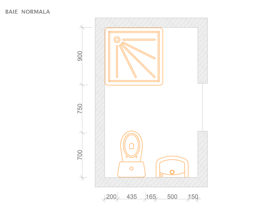 Amenajarea functionala a unei bai