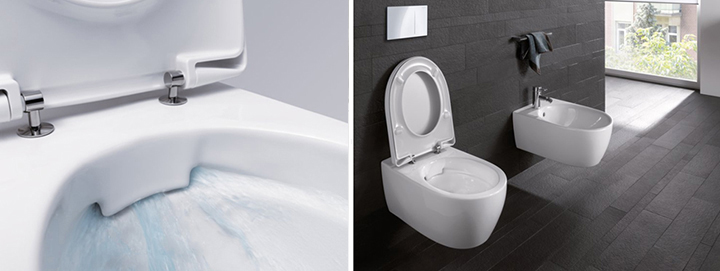 Geberit Rimfree® - noul standard în curățarea toaletei